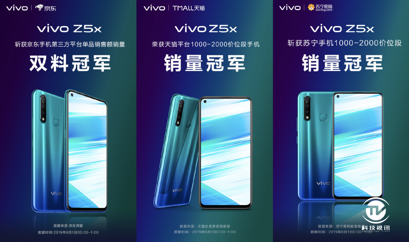 极点全面屏vivo Z5x颜值出众，潮流外观领跑千元机_首页_科技视讯